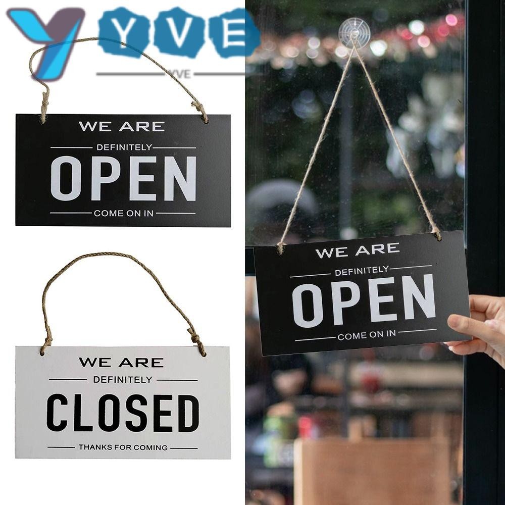 YVE Hotel Bulletin Board, Double Sided Reminder Signs Door Sign, Design ...