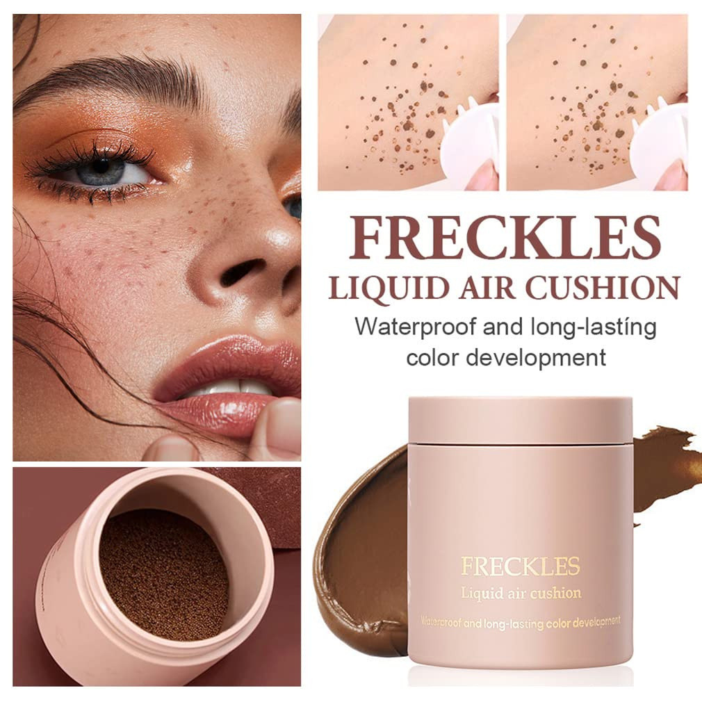 Natural Fake Freckles Cushion Waterproof Face Liquid Faux Freckles ...