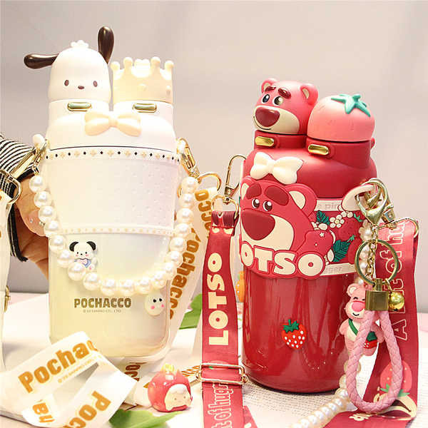 botol air tahan sejuk botol air tahan sejuk kuromi Piala Termos Sanrio ...