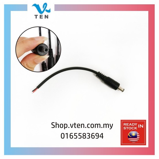 Penyambung Kabel DC Cable Male Cable 5.5*2.1 Connector Wire LED Strip ...