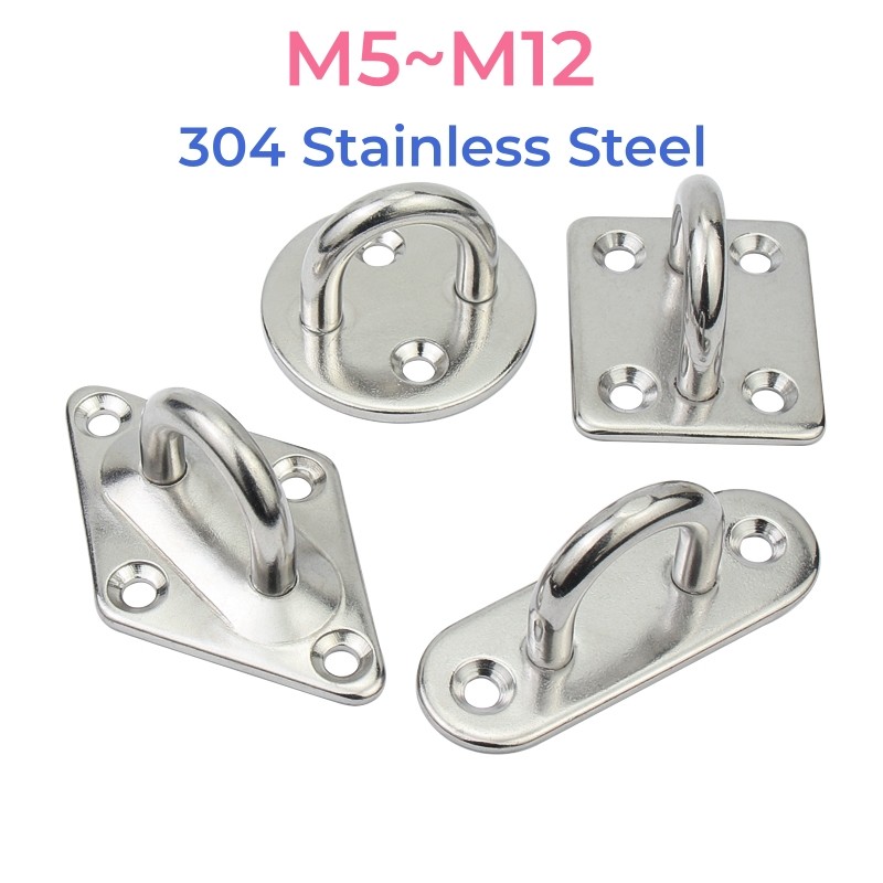 1PCS 304 Stainless Steel U-Type Hook M5 M6 M8 M10 M12 Flange Bolt Hook ...