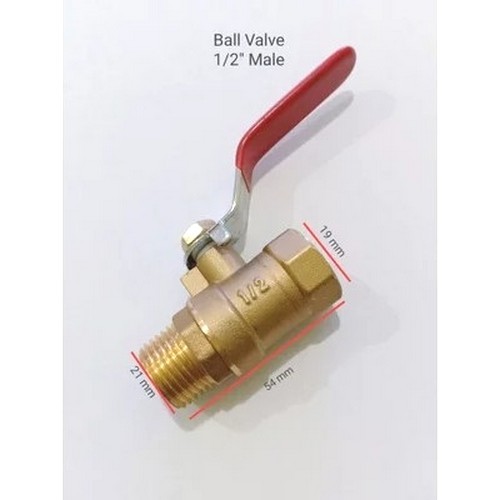 Ball Valve 1/2 Inch Male Air Compressor Tap | Shopee Malaysia