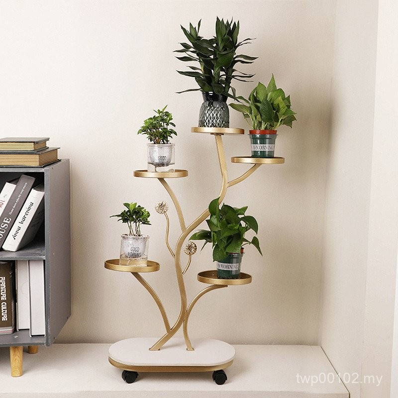 Ruang tamu rak bunga, jenis sentuh lantai luaran, balkoni rak, rak pasu ...