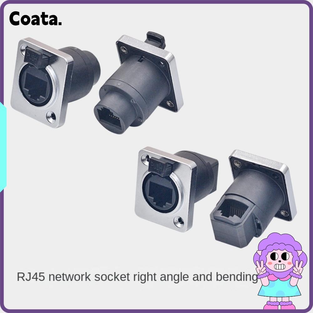 COATA RJ45 Connector, with Rubber Cover Cable Holder RJ45 Ethernet ...