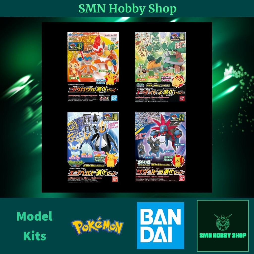 Plamo Evolution Series Sazandora/Empoleon/Infernape/Torterra Evolution ...