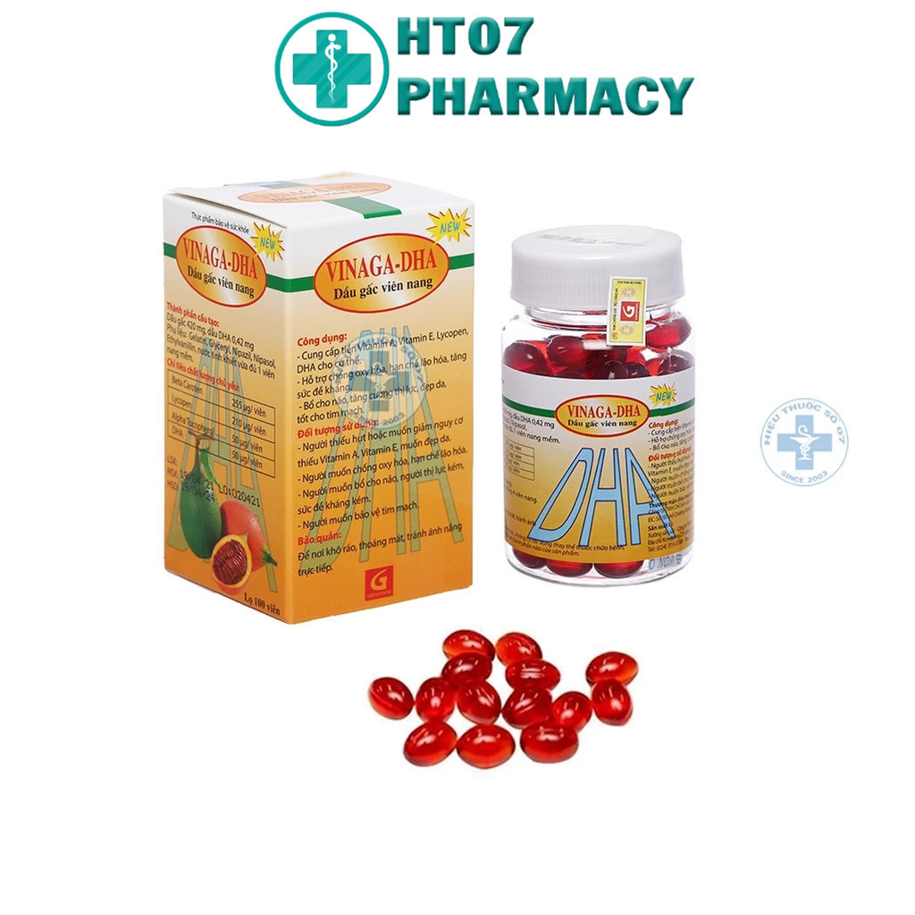 OXY Vinaga DHA gac oil - Bright eyes, beautiful skin, anti-oxidant ...