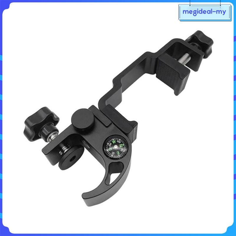 [MEGIDEALMY] Pole Clamp with Compass, Heavy Duty Field Surveying Clamp ...