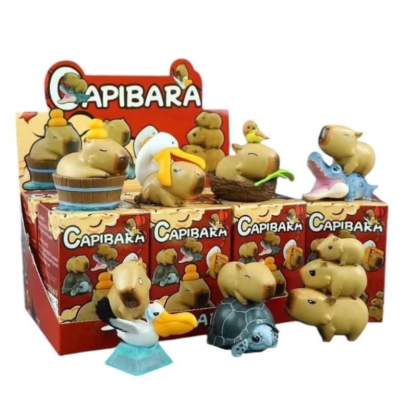 Capybara blind box set Surprise Box MysteriousGuess Gifts for qirls or ...