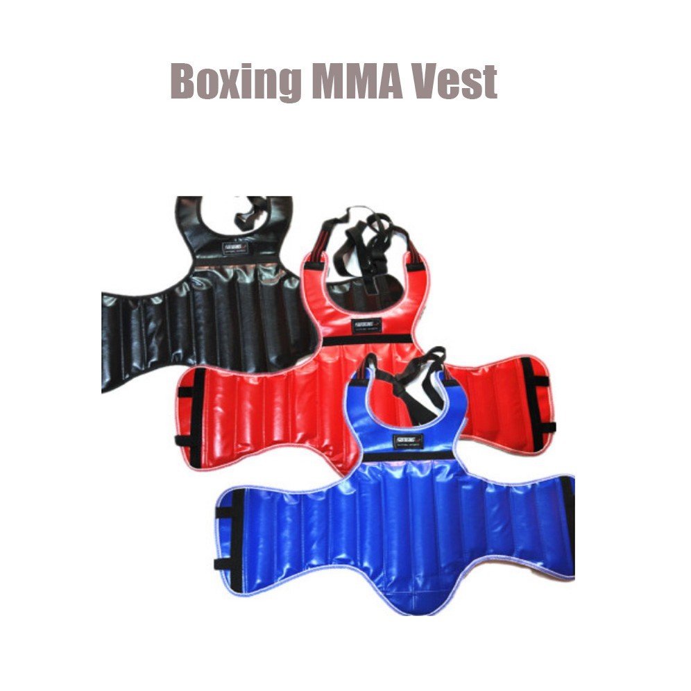 Boxing Sparring MMA Kungfu Taekwondo Karate Silat Body Protector Vest ...