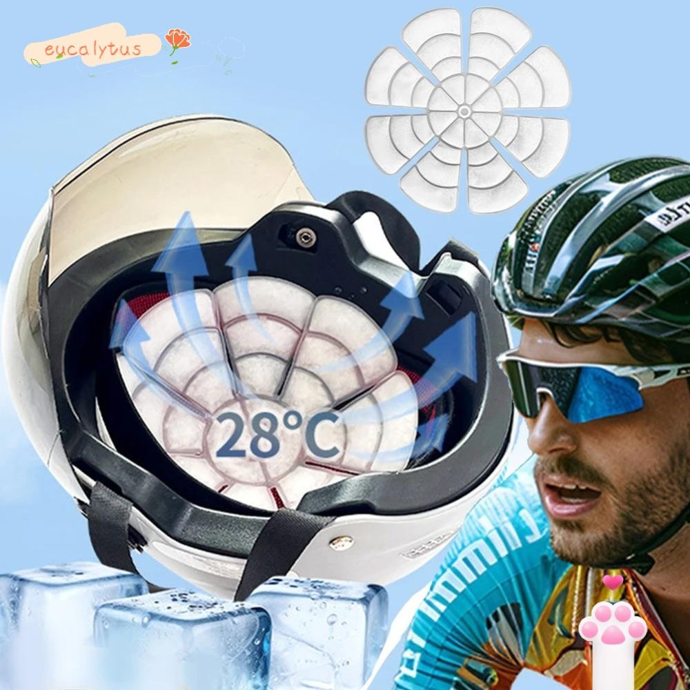 EU-FASHION Cooling Helmet Pad, Relieve Universal Universal Motorcycle ...