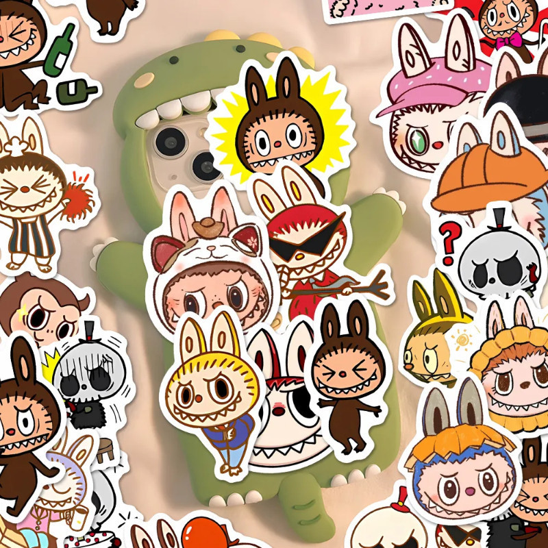 Labubu Large Sticker 1 Piece 80 Sheet Product In The Store Set | Shopee ...