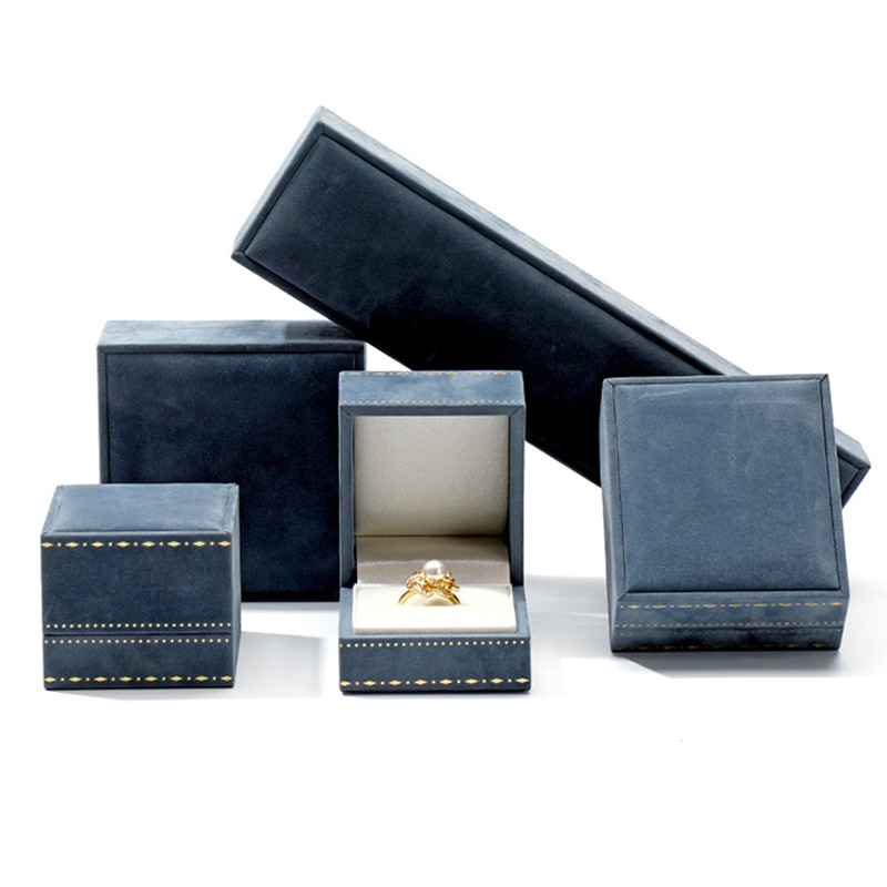 High End Lace Jewelry Packaging Box Plush Ring Pendant Bracelet ...