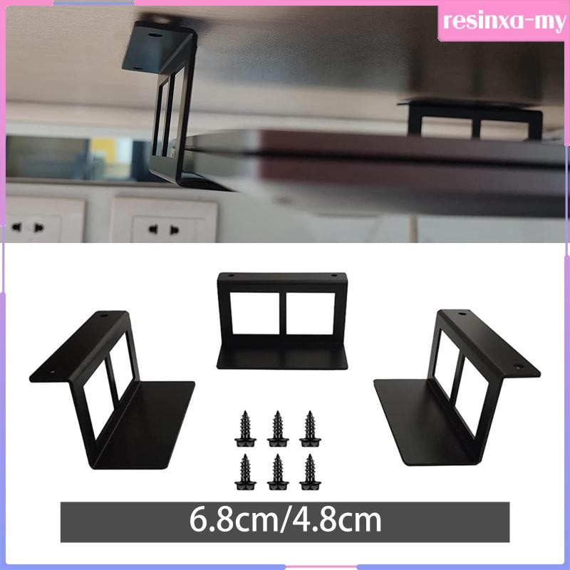 [ResinxaMY] Under Desk Laptop Mount Brackets Stand Set Storage ...