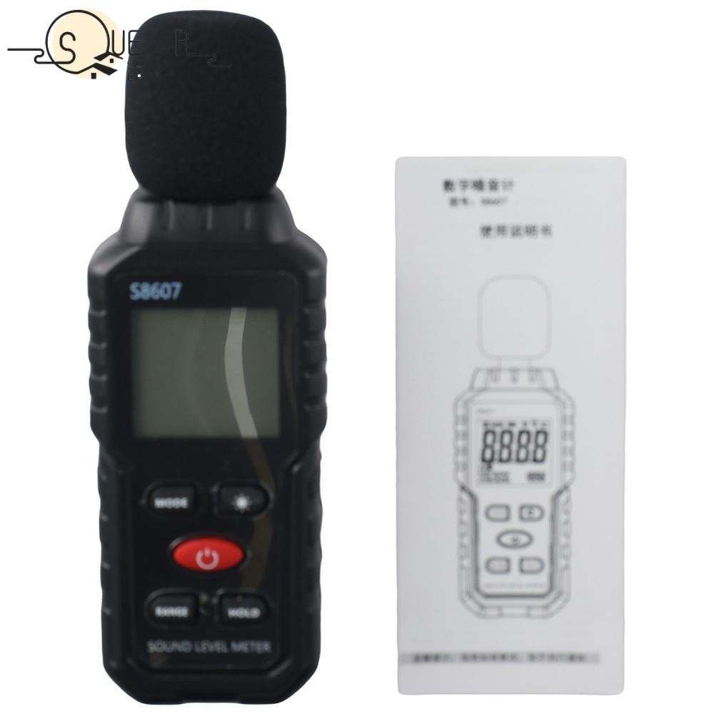 SUEREN Noise Decibel Reader, Black A-weighted Digital Sound Level Meter ...