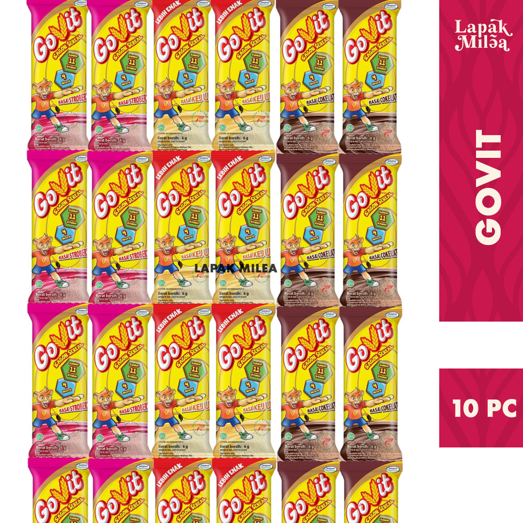 Govit Sagon Cereal 1 Plan contains 10 pcs | Shopee Malaysia