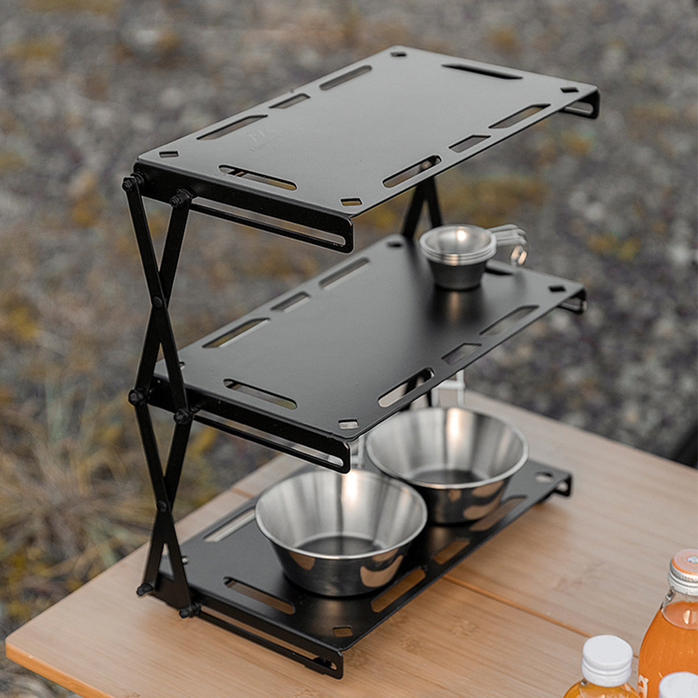 🚚Stok Klang🚚 Mountainhiker 3-Layer Foldable Camping Rack | Lightweight ...