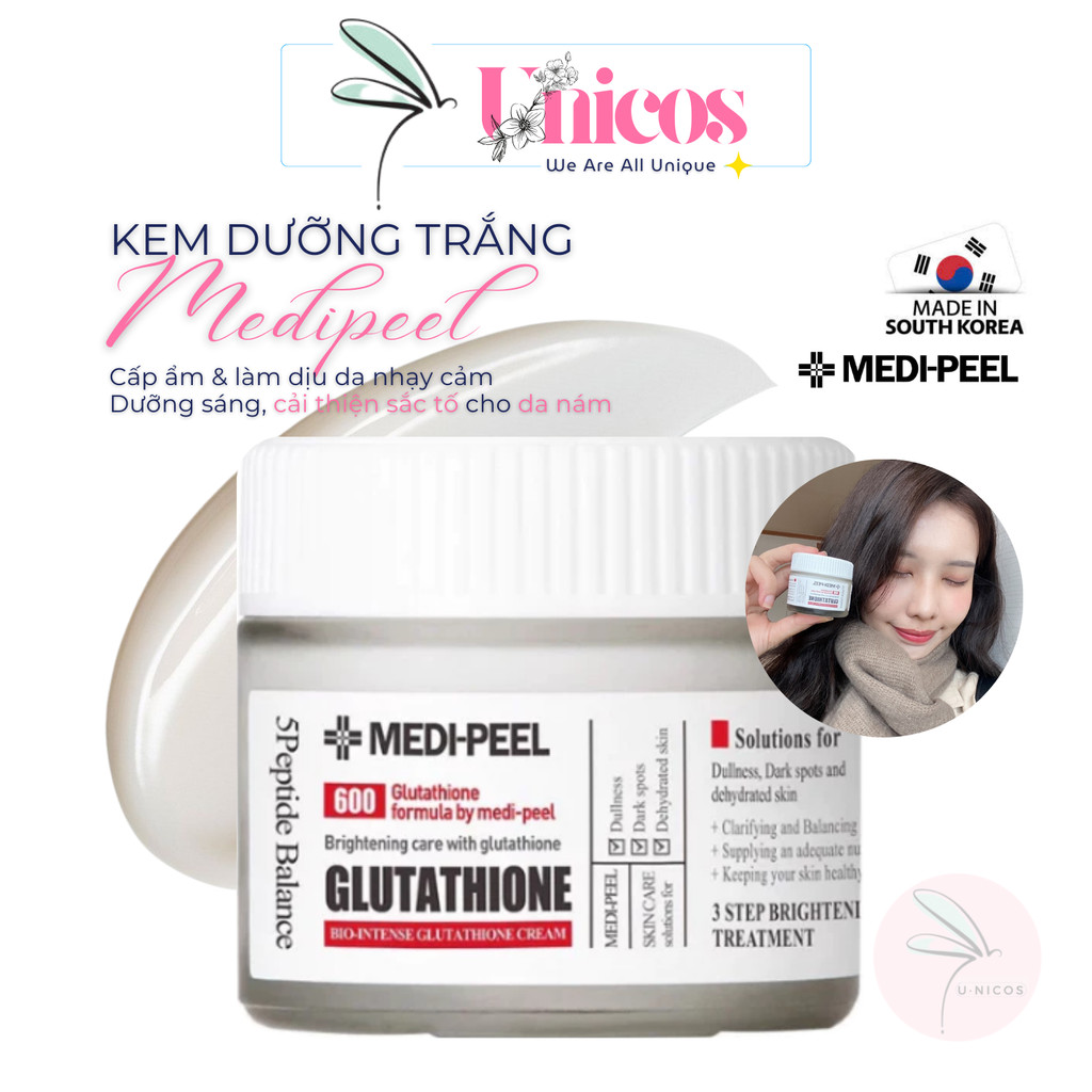 Medipeel Glutathione 600 White Cream MEDI-PEEL Korea - 50gr | Shopee ...