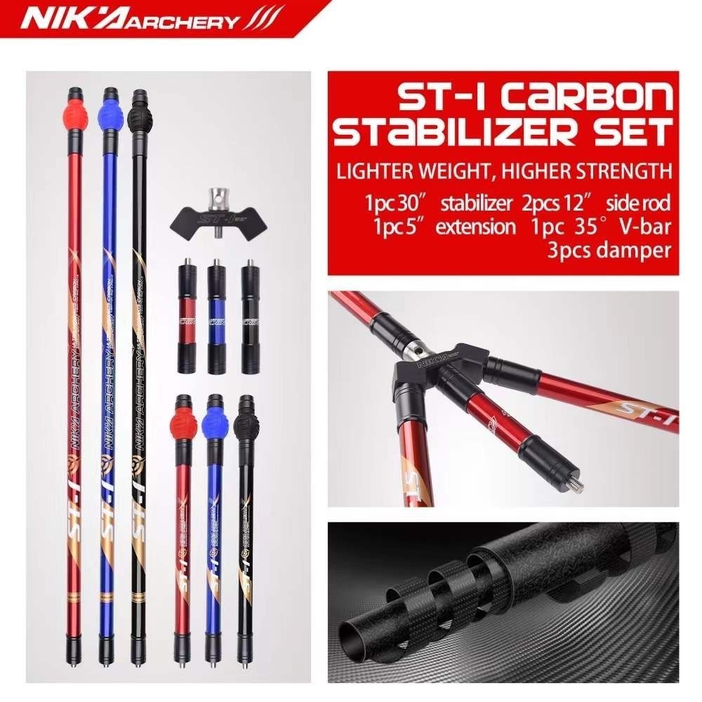 Nika Carbon Balance Bar Set Stabilizer System Balance Rod V-Bar fish ...