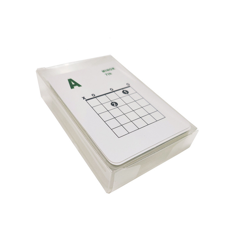 49 Pieces Boxed Guitar Chord Fingering Chart Cards Six-String Electric ...