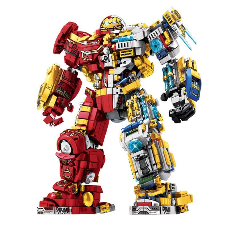 Compatible Building Blocks Building Blocks Iron Man Minifigure Mecha ...