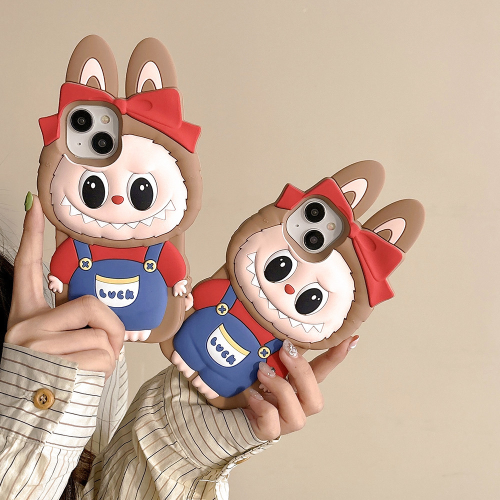 Hot Kawaii LaBuBu Monster Case For iPhone 16 15 14 13 12 11 Pro Max ...