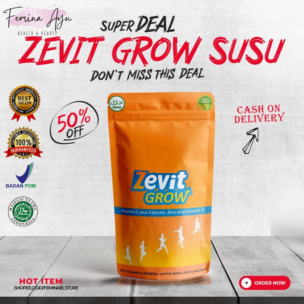Zevit GROW Milk - Ori Milk, The Fastest Growing Calcium Milk For ...