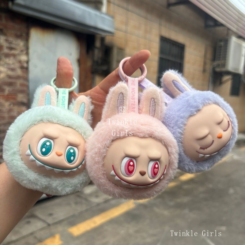 Labubu Cute Vinyl Second Generation Seated Plush Small Head Melon ...