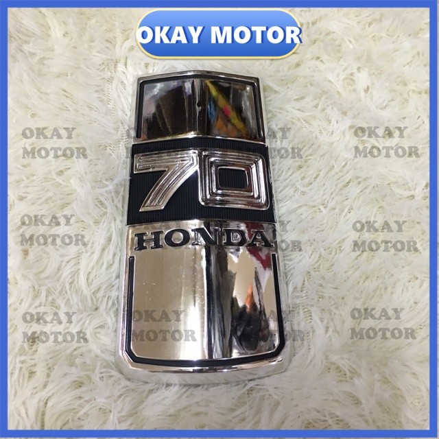 honda c70 gbo petak model lama Logo Emblem Panel Windshield Lambang ...