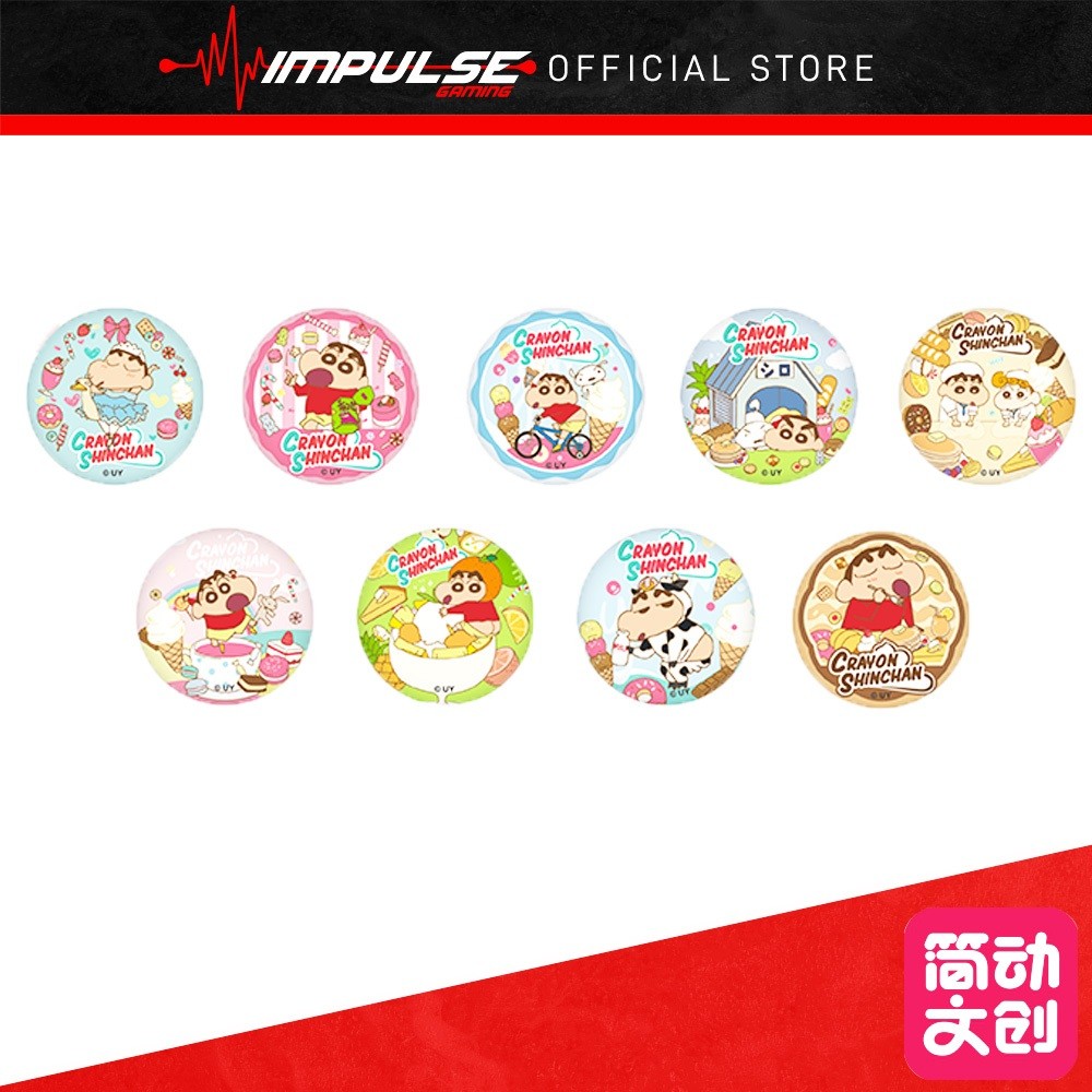Jandoon Crayon Shin-Chan Badge - Dessert Series [Blind Box / Full Case ...