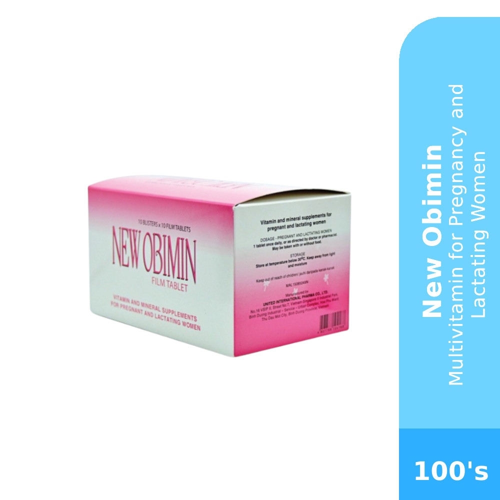 NEW OBIMIN for Pregnant Woman 100's for Lactation Supplement, Obimin ...