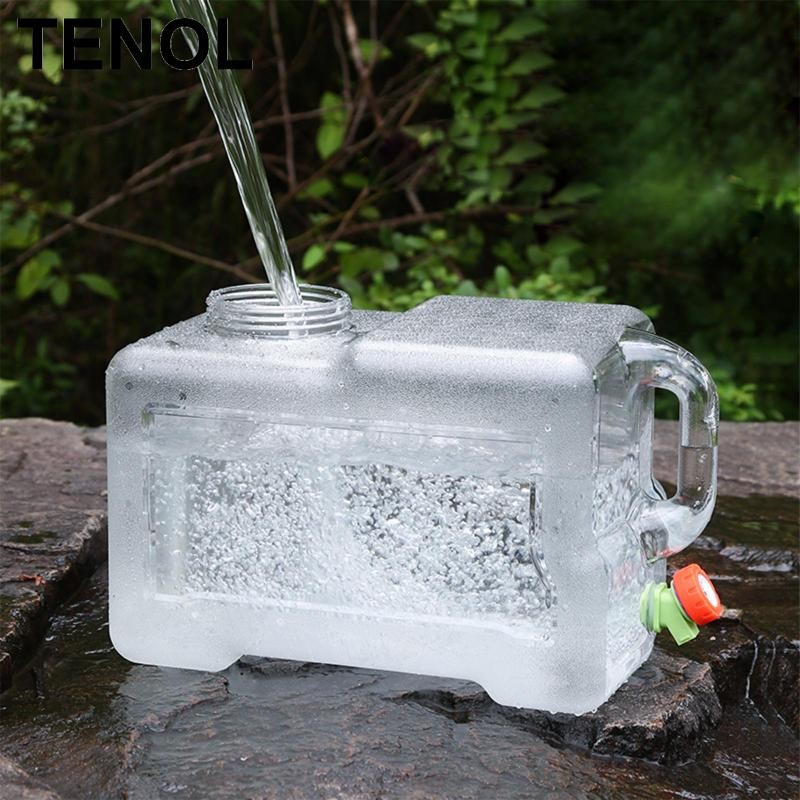 TENOL Water Storage Container Camping Water Storage Jug 3L with Inlet ...