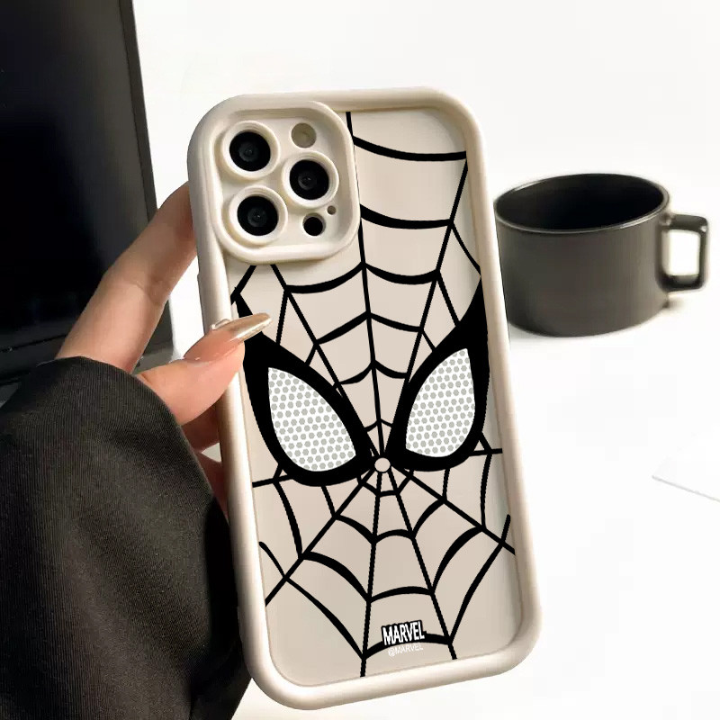 Spider-Man Mask Phone Case Compatible for iPhone 15 11 14 Pro Max 13 12 ...