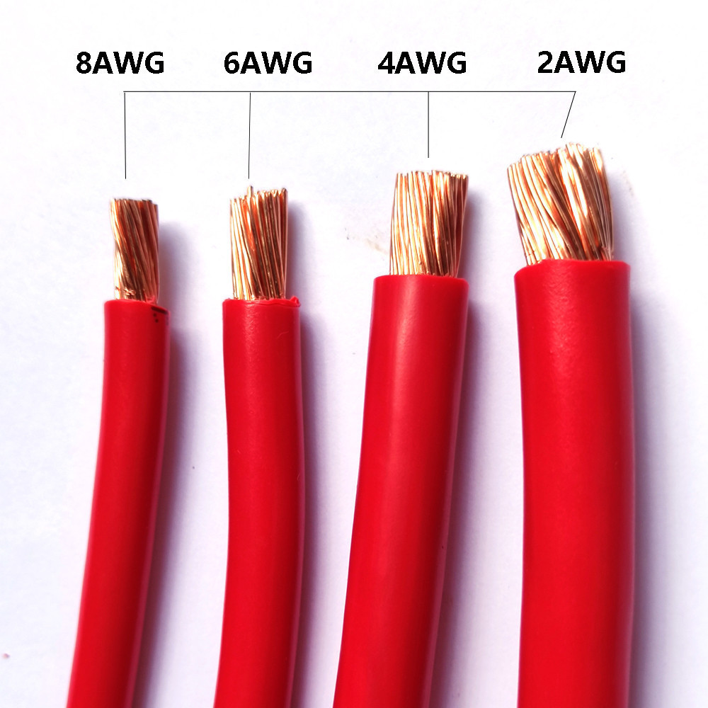 Risin Custom 8AWG 6AWG 4AWG Terminal Lugs PVC Wire Harness Solar ...