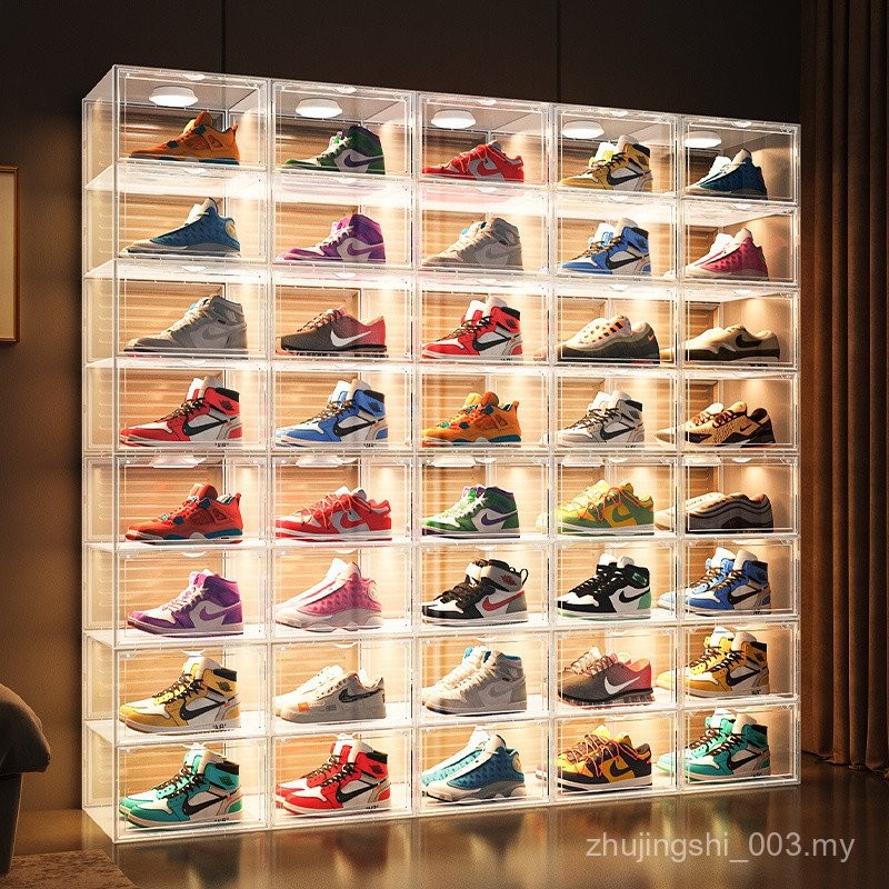 A j Shoe Box Storage Box Shoe Storage Handy Tool Sneakers Shoe Wall ...