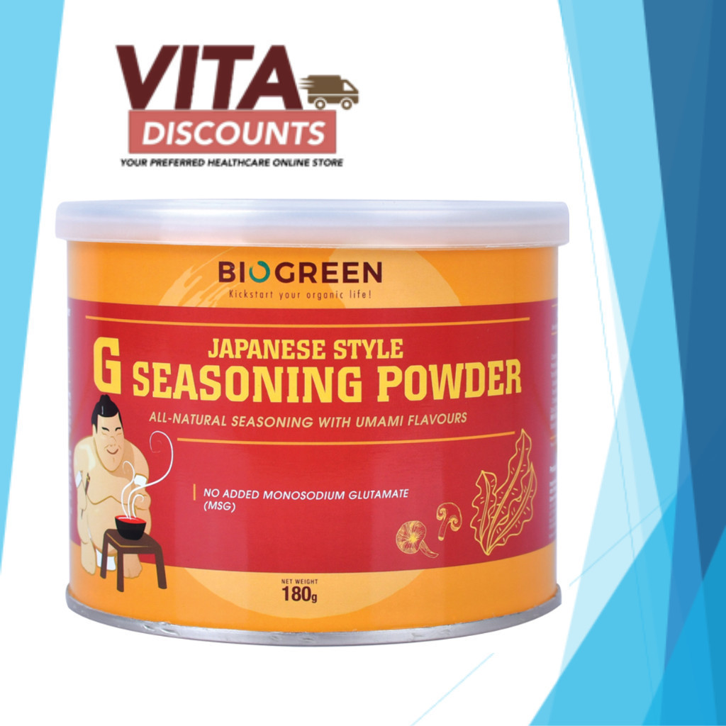 BIOGREEN G SEASONING POWDER 180G EXP12/2026 | Shopee Malaysia
