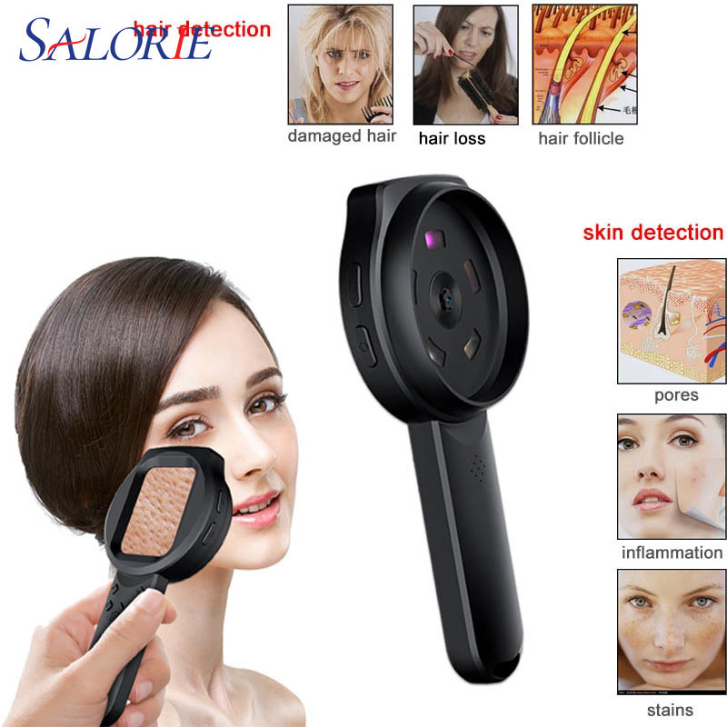 Salorie Scalp Analysis Machine Skin Analyzer Small Handheld Scalp ...