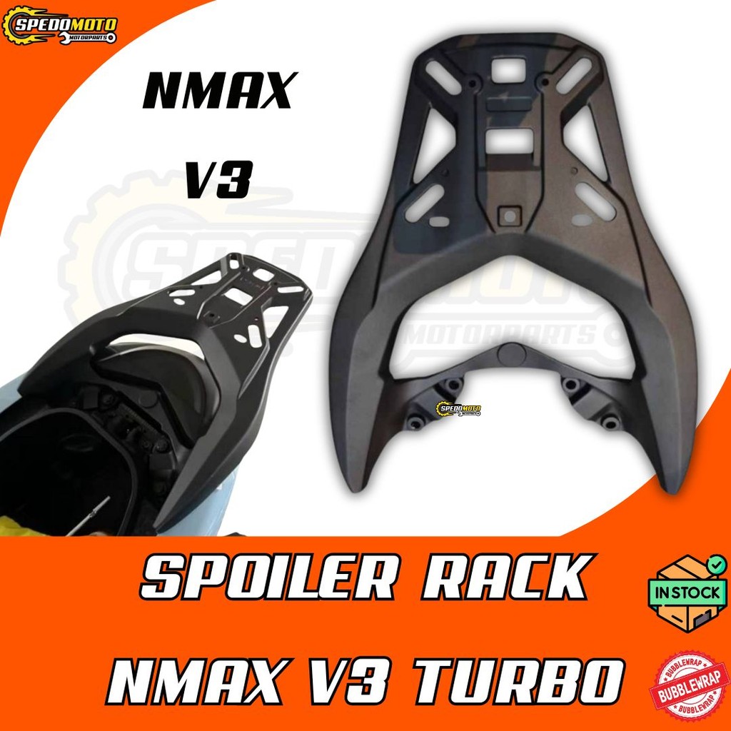 SPOILER RACK YAMAHA NMAX V2 NMAX V3 NMAX 155 V2/V3 MONORACK SPOILER ...