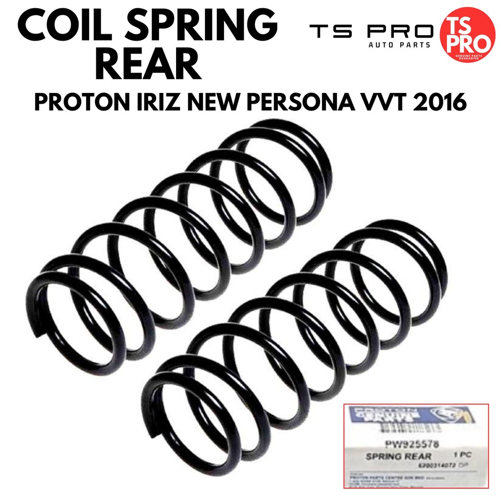 (1 Set) Proton Iriz New Persona VVT 2016 Genuine Rear Coil Spring ...
