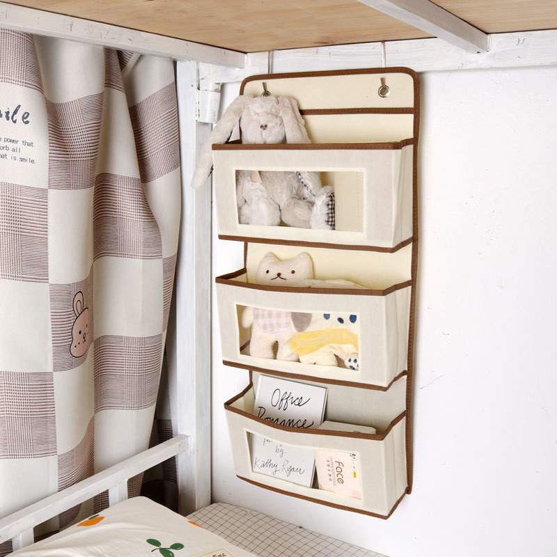 📱Beg Gantung Dorm 🧵 Kain Anti Licin 🛏️ Untuk Katil & Dinding 🧸 Muat ...