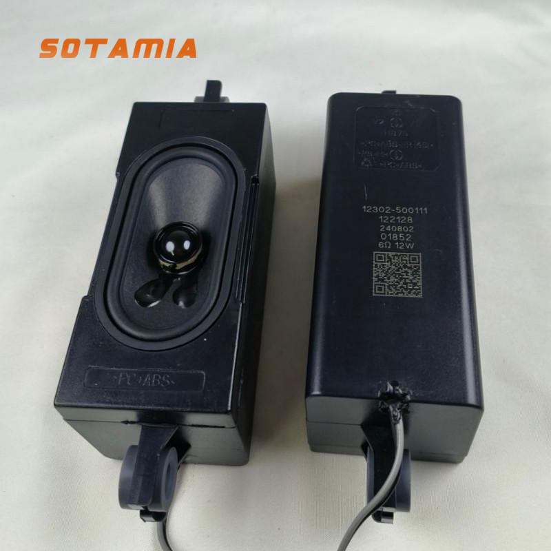 SOTAMIA 2Pcs Runway Shaped Speaker 6 Ohm 12W Full Range Passive Speaker ...