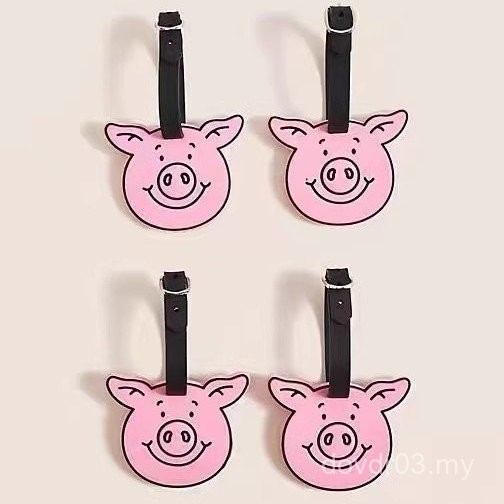 SGMarks Spencer Percy pig Percy pig Percy pig Pink pig Luggage Tag ...
