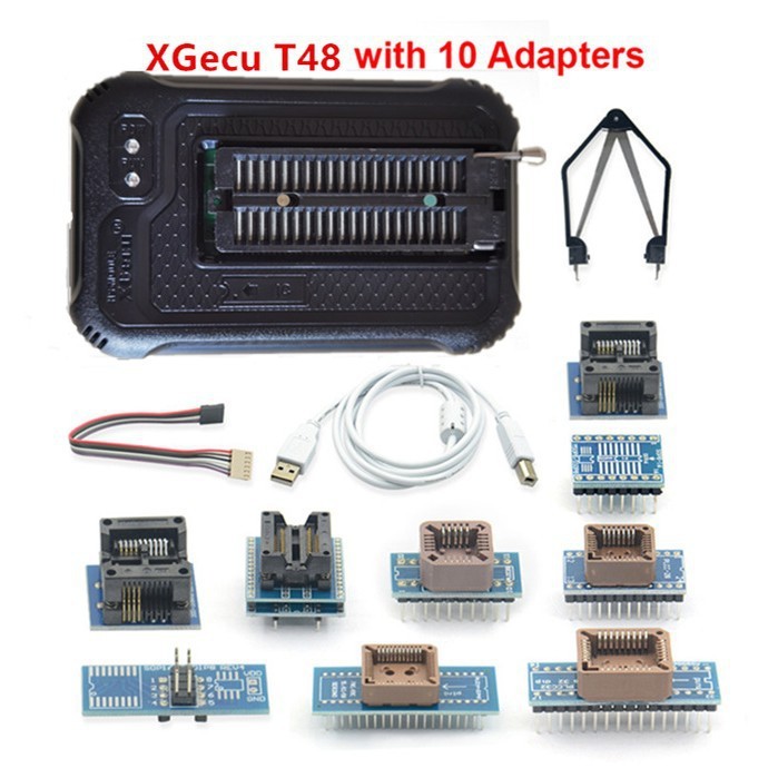 XGecu T48 TL866 Pengaturcara Universal Komputer Riba Papan Induk Kereta ...