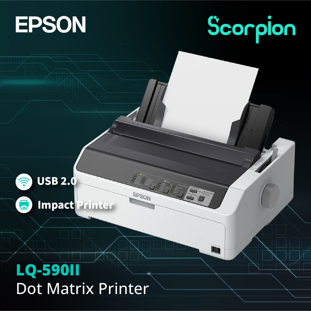 Epson LQ-590II Impact Dot Matrix Printer | Shopee Malaysia