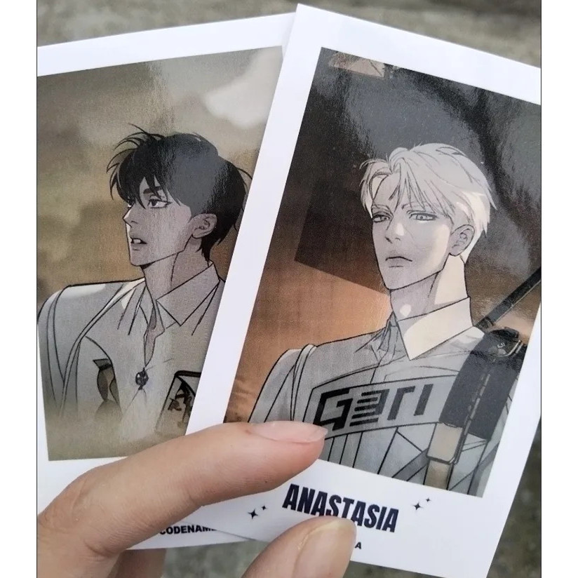 Code Name Anastasia Korean BL Manwha 3Inches Card Bookmark 코드네임 아나스타샤 ...
