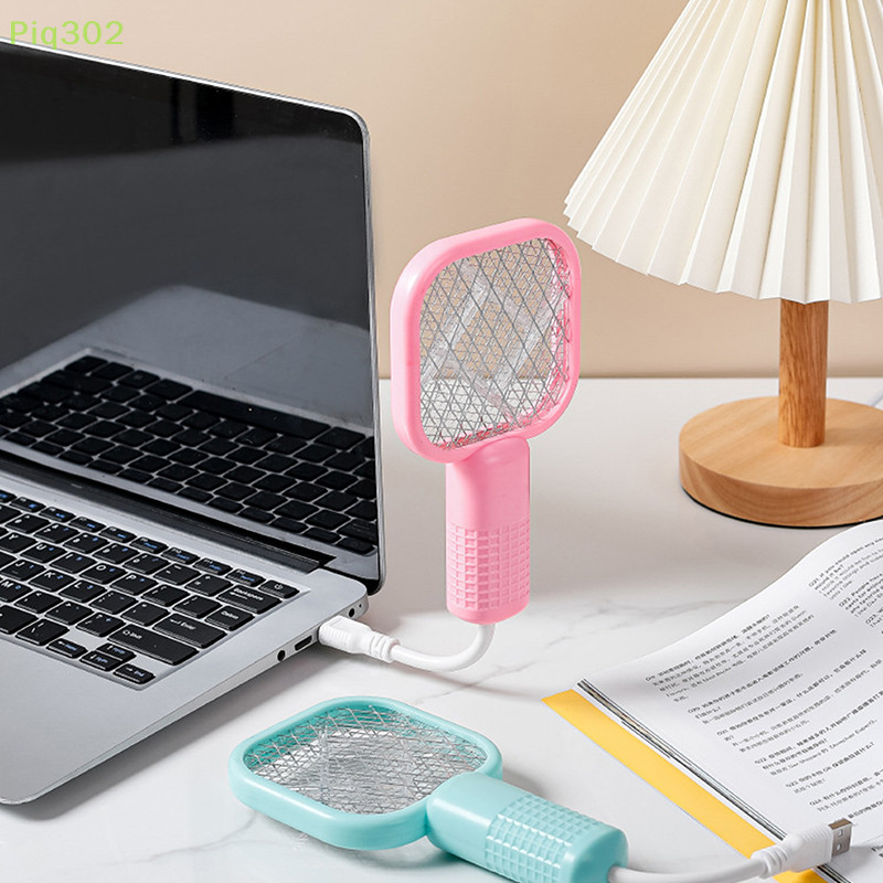 Piq302 Electric Mosquito Swatter Mini Insect Racket UV Light Electric ...