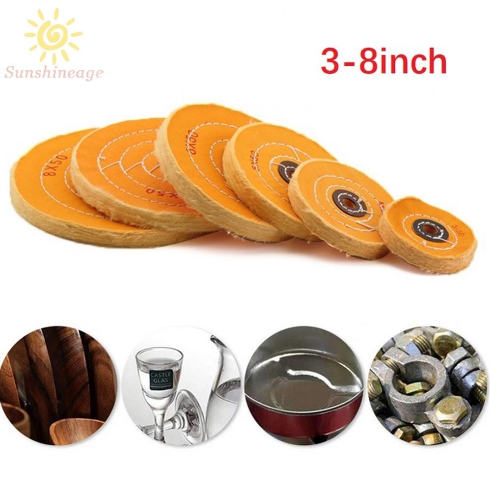 【SUNAGE】Yellow Cotton Lint Wheel for Precision Polishing 38in Jewelry ...