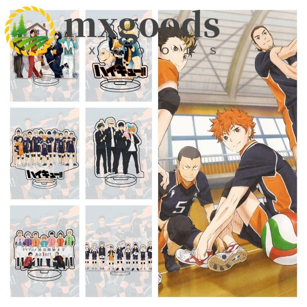 MXGOODS Haikyuu Acrylic Stand, Cartoon Kageyama Tobio Volleyball Boys Figures Model, Decorative ...