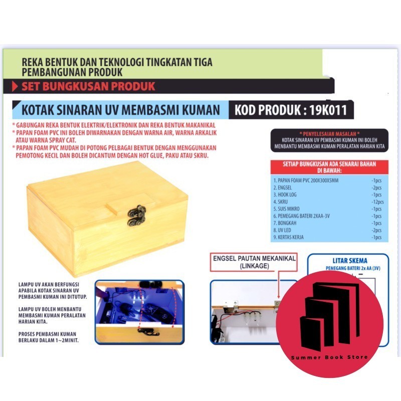 Kotak Sinaran UV Membasmi Kuman - Reka Bentuk Dan Teknologi Tingkatan 3 - KSSM - RBT - Projek ...