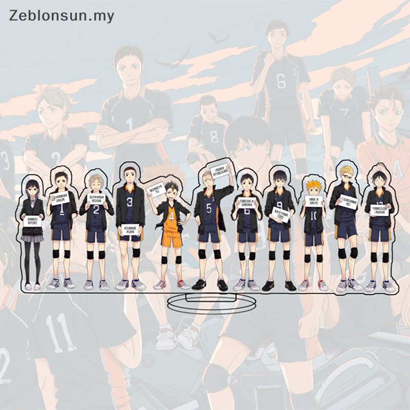 # new # 1PC DIY Decoration Anime Haikyuu Acrylic Stand Volleyball Boys ...