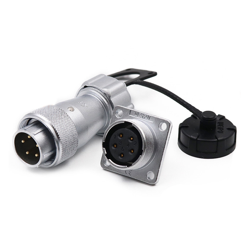 WS20 TP+Z M20 2 3 4 5 6 7 8 9 12 15 Pin Waterproof Metal Connector ...